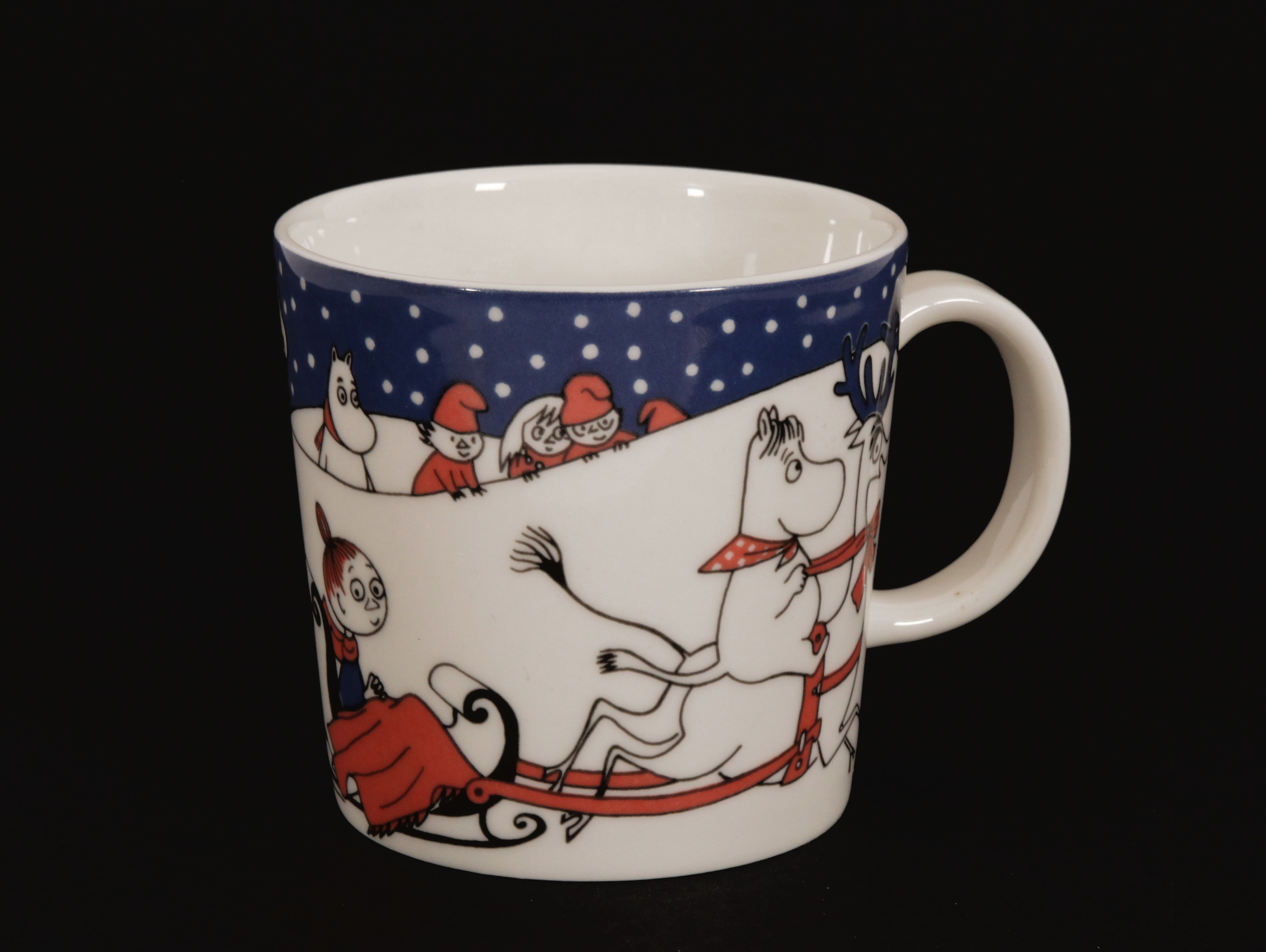Mugg, Mumin, "Julhälsning", Arabia, 1997-2002 | Auktion