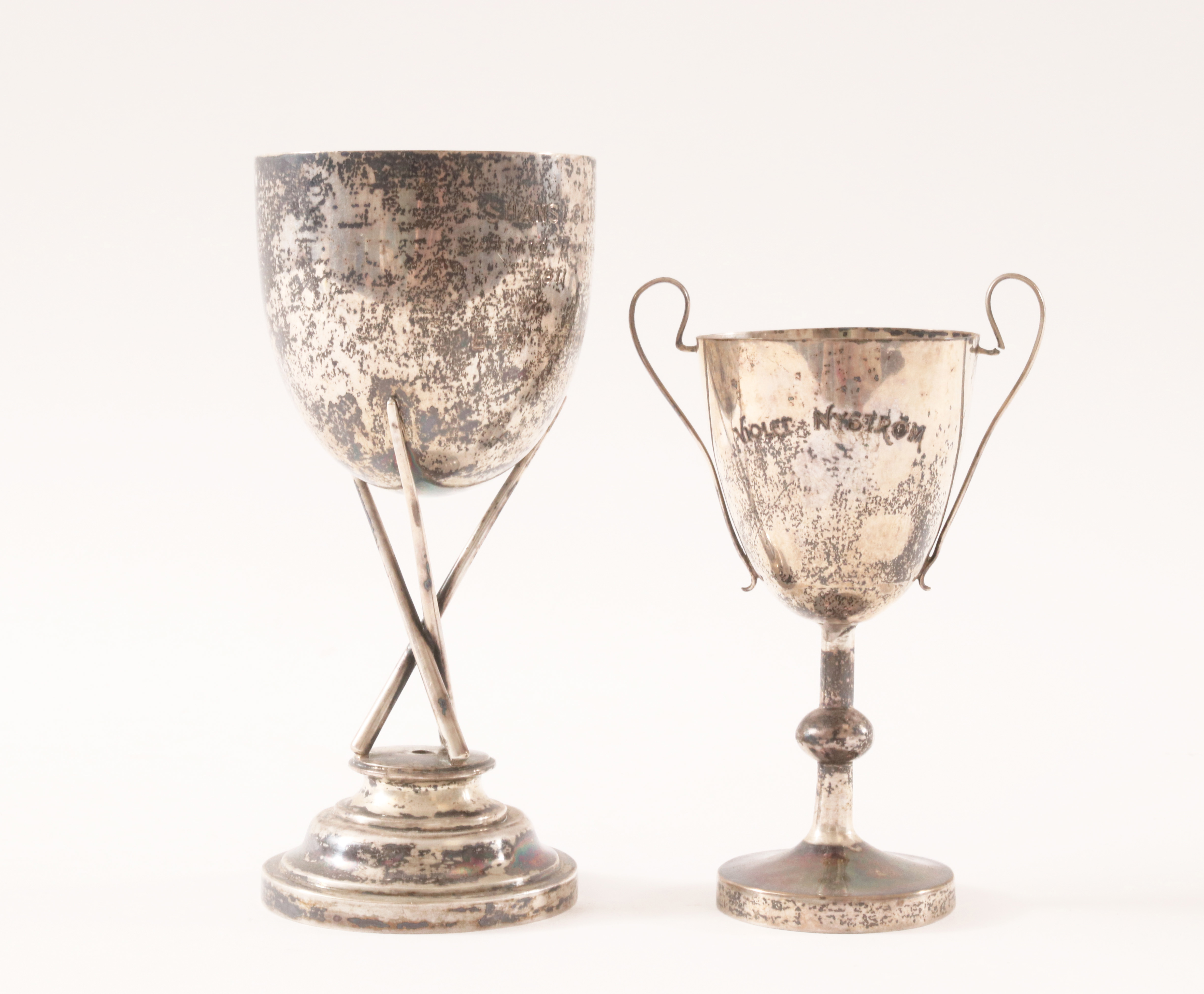 Pokaler 2st, silver, Kina | Auktion