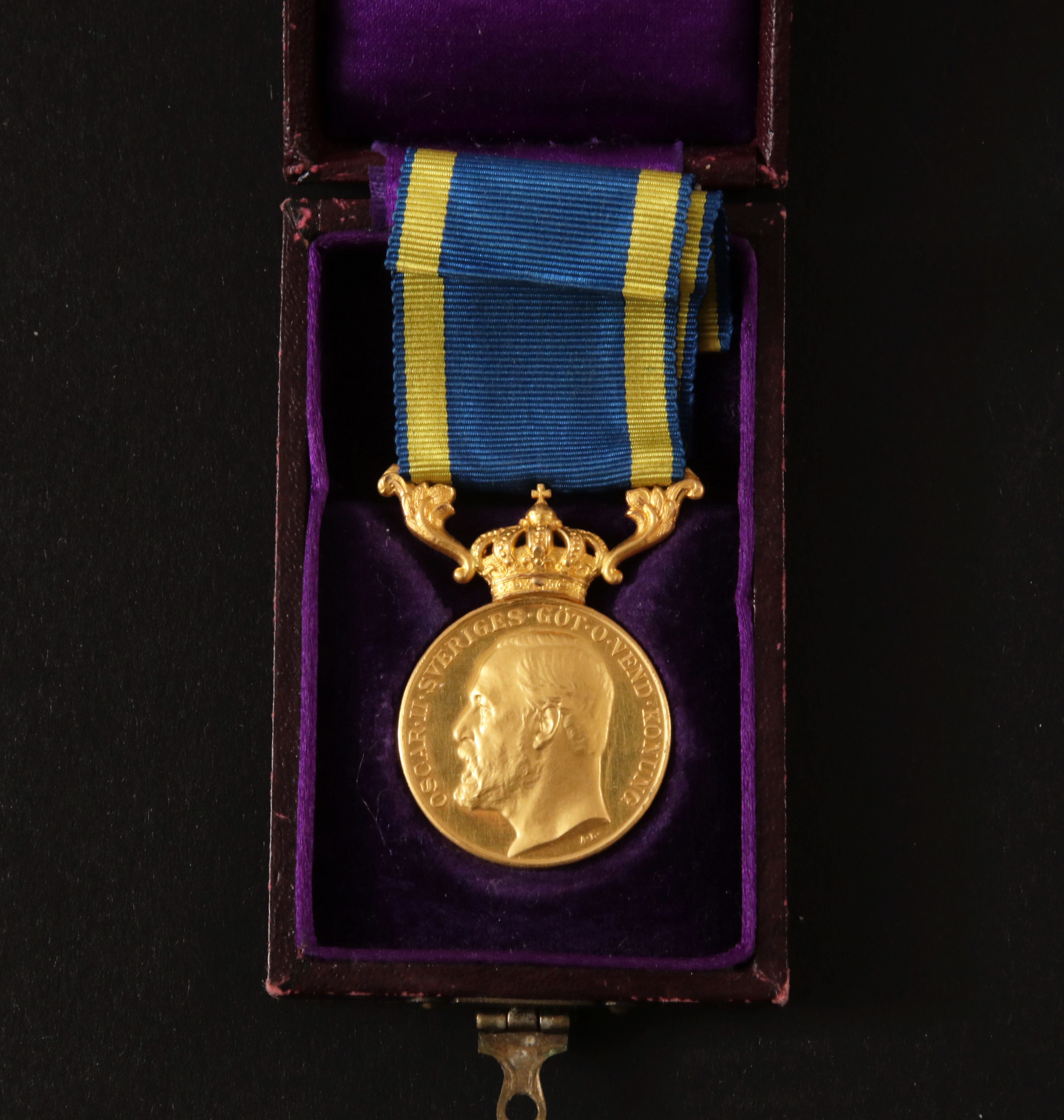 Guldmedalj, "För nit och redlighet i rikets tjänst", Os | Auktion